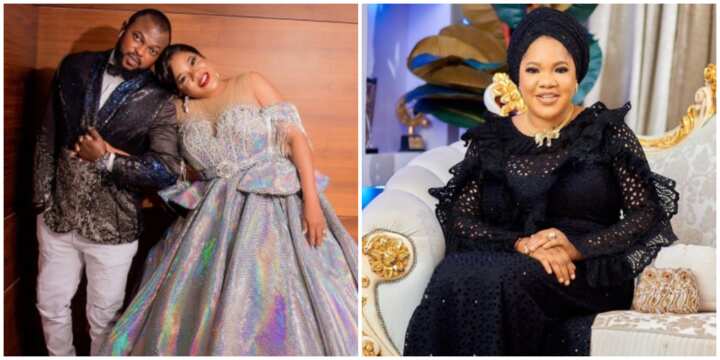 Actor Kolawole Ajeyemi Celebrates Wife Toyin Abraham As She Bags